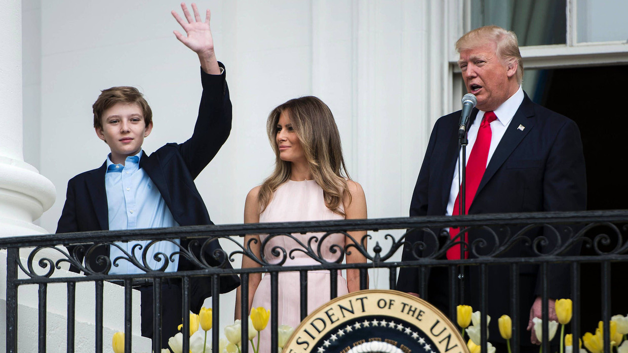 Melania und Barron Trump ziehen ins Weiße Haus