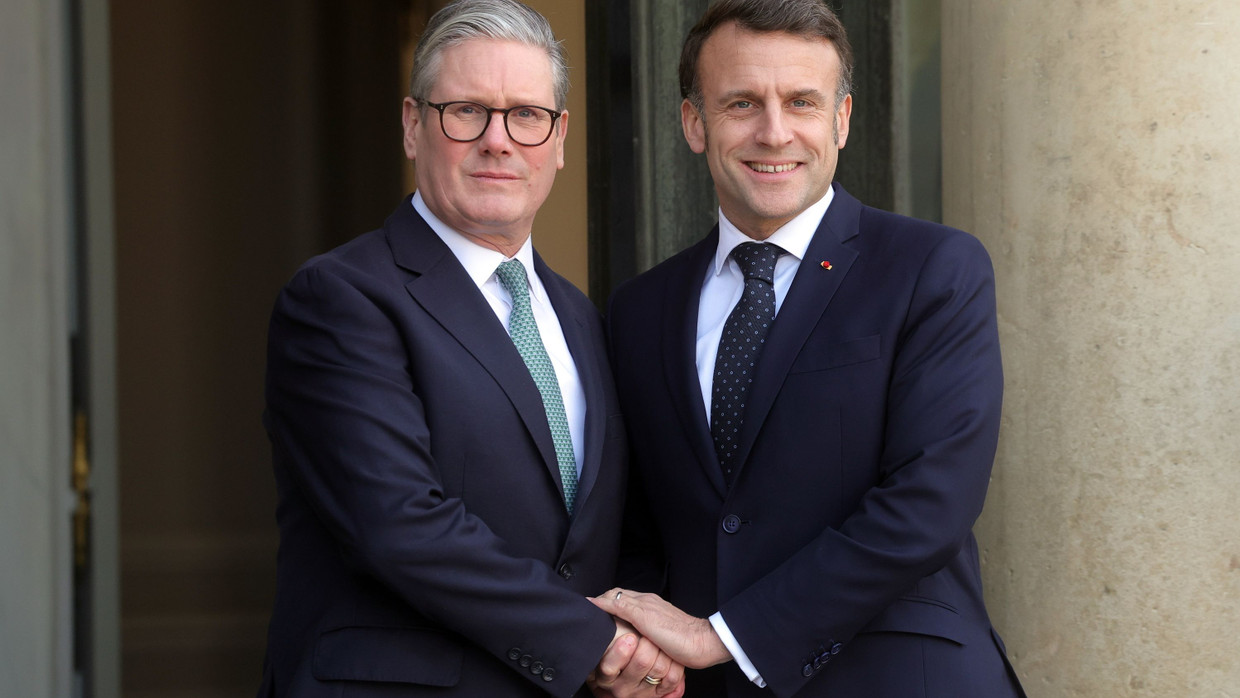 Wie sich Starmer und Macron für das Treffen mit Trump rüsten | FAZ