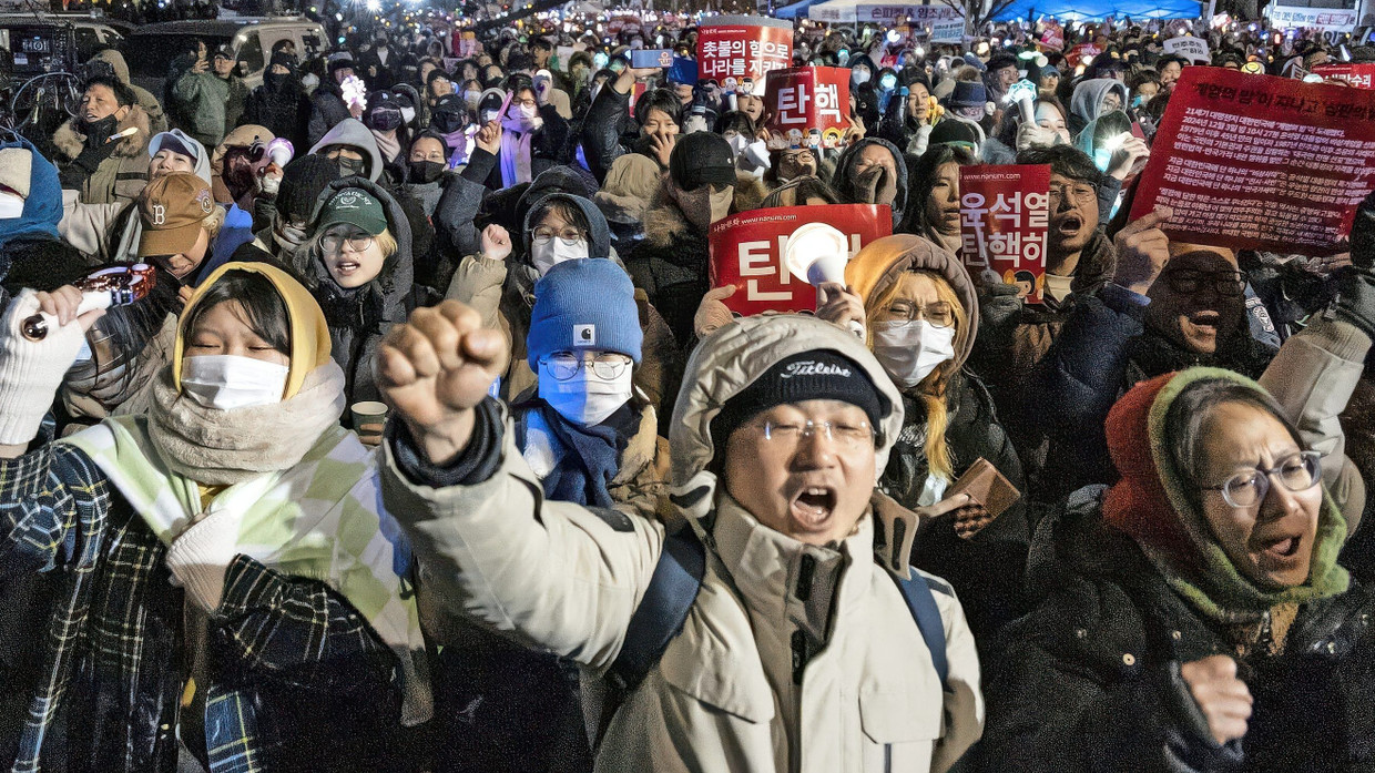 Bei den Protesten in Südkorea geht es geordnet zu | FAZ