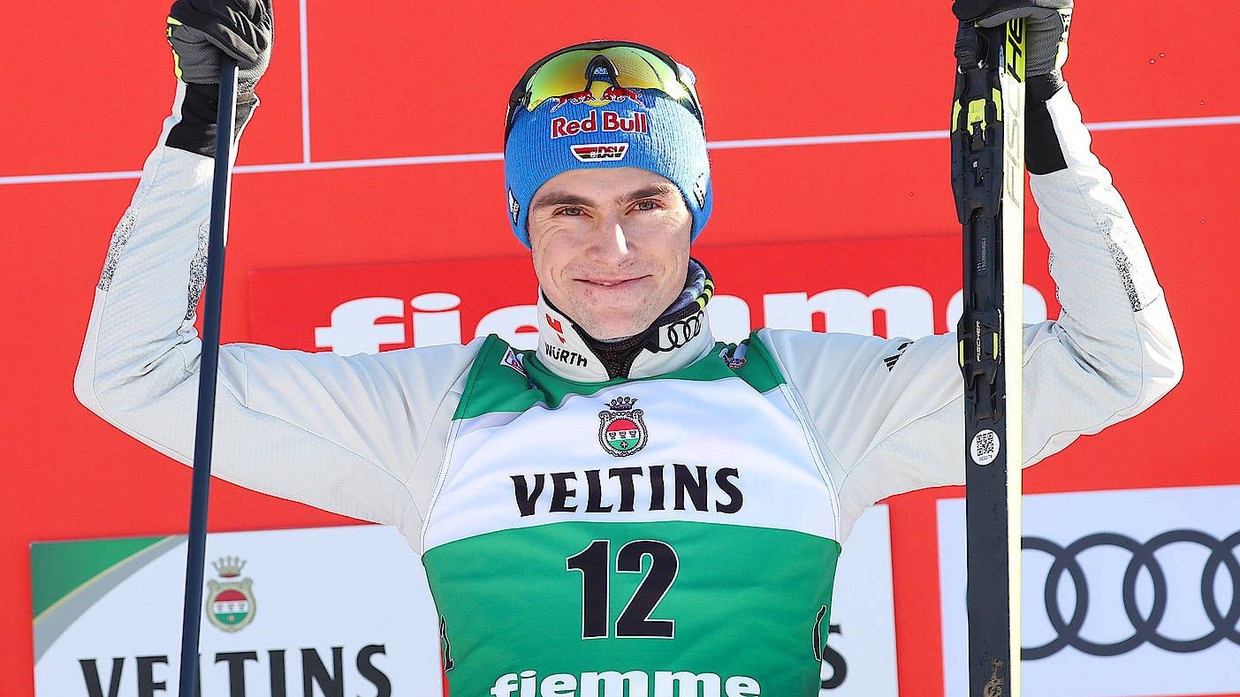 Vinzenz Geiger gewinnt Nordische Kombination in Val di Fiemme | FAZ