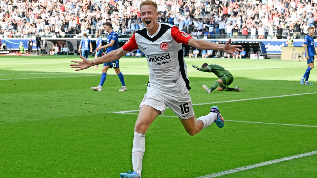 Eintracht Frankfurt in der Fußball-Bundesliga: Hugo Larsson der ...