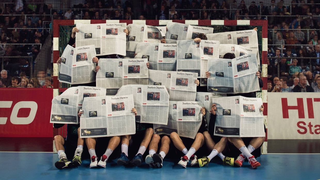 F.A.Z.-Kampagne „Kluger Kopf“ mit Handball-Europameistern | FAZ
