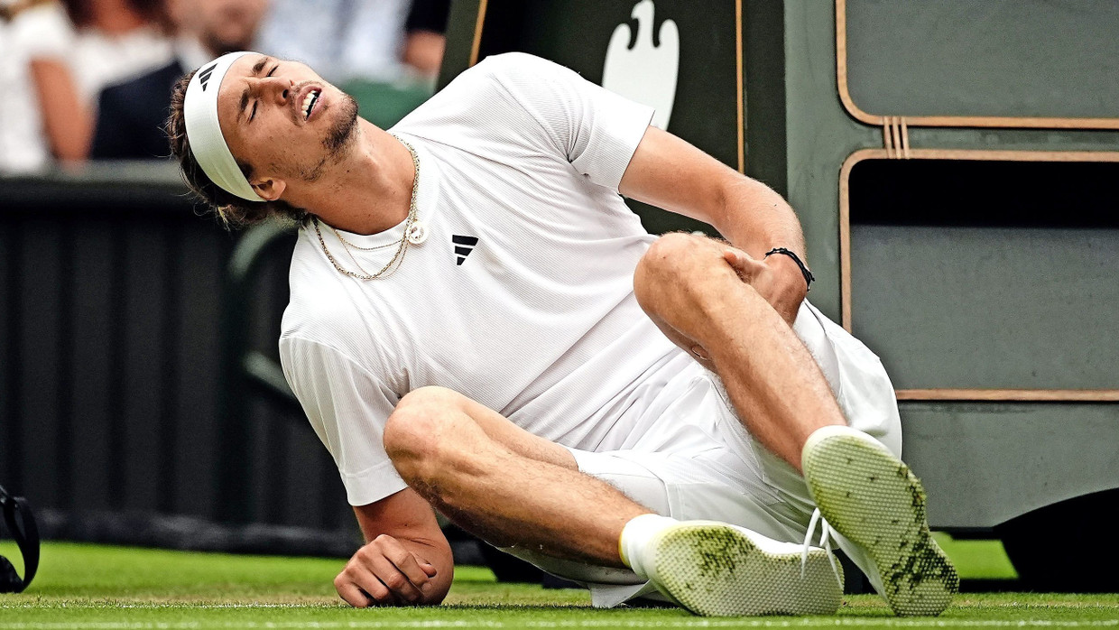 Zverevs Verletzung in Wimbledon: Übersteht das Knie das Achtelfinale?
