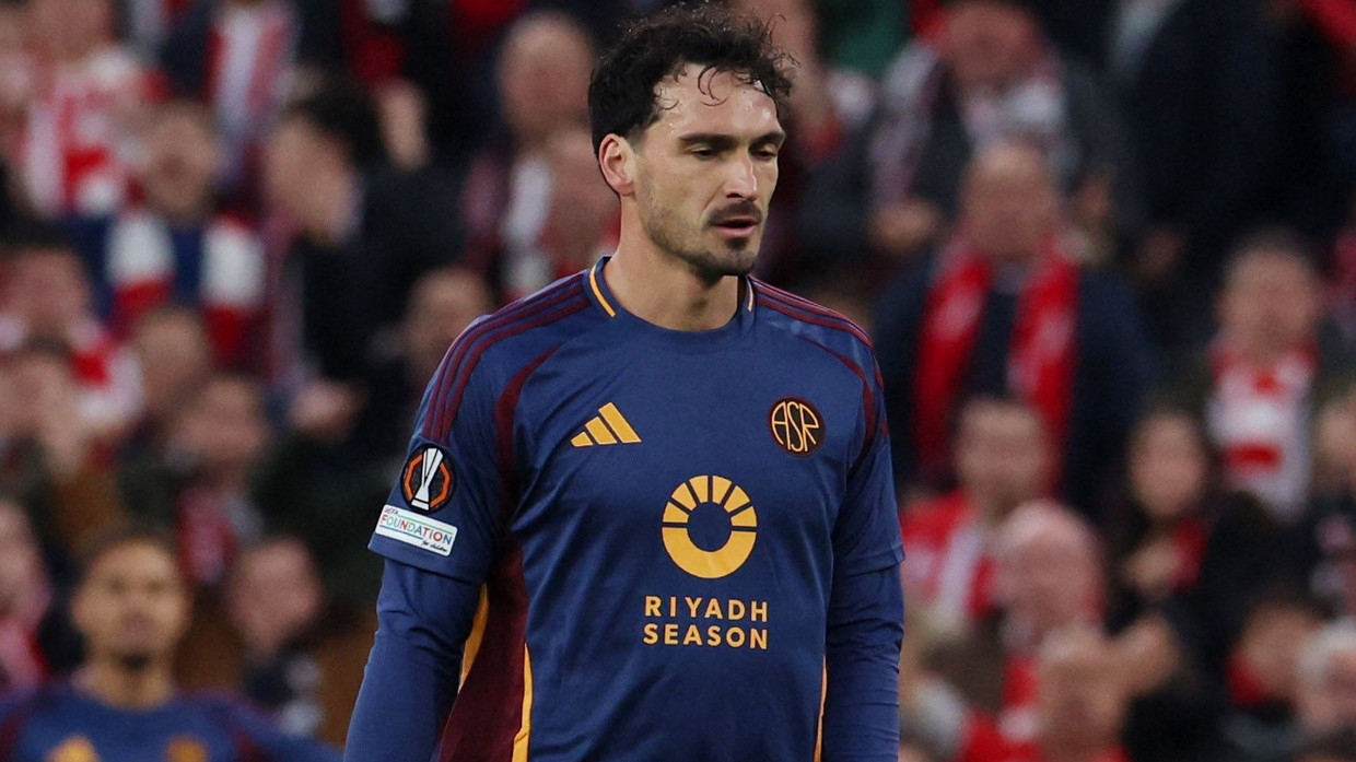 AS-Rom-Aus in Europa League: Mats Hummels sieht Rot nach elf Minuten