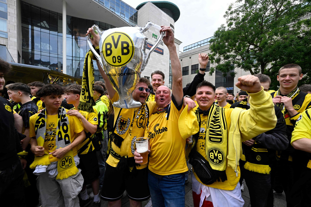 London ist schwarzgelb: BVB-Fans feiern Party im Hyde Park