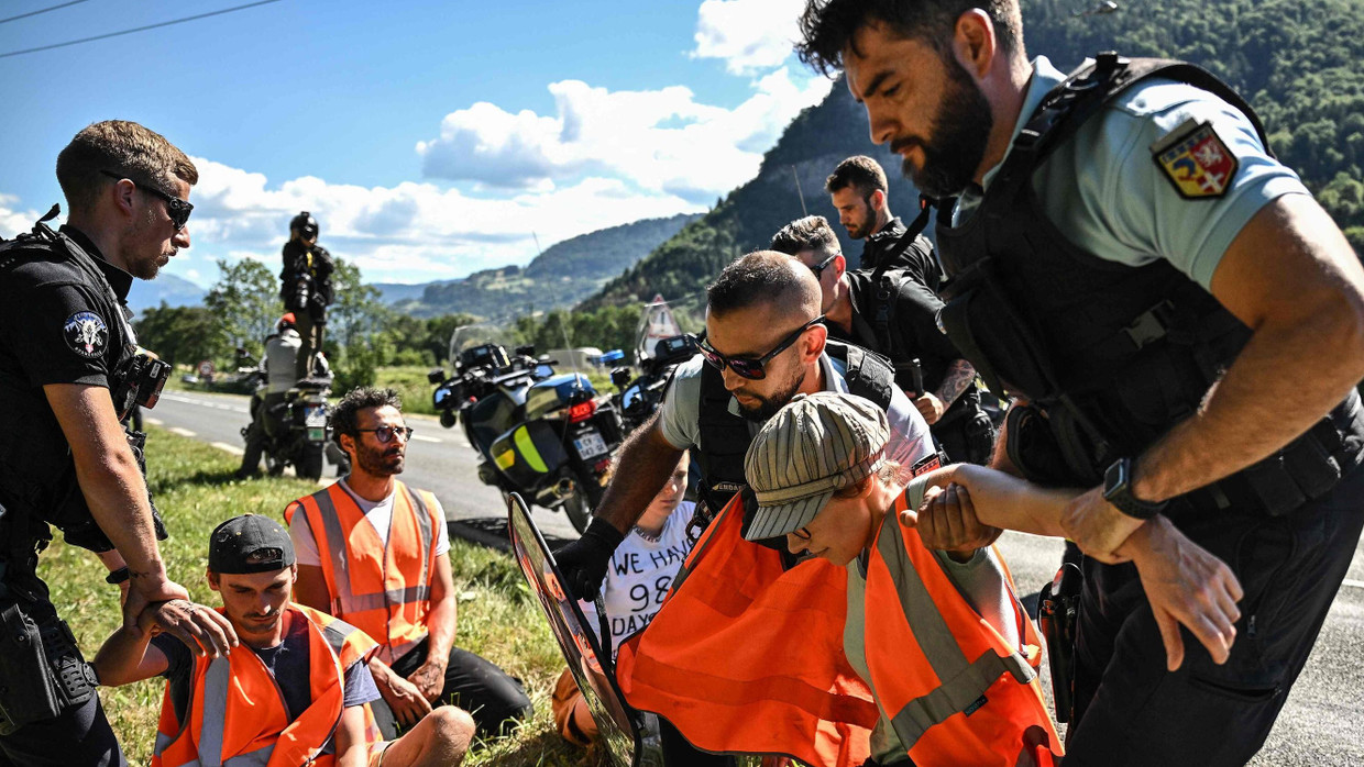 Tour de France: Georg Zimmermann genervt von Klima-Protest