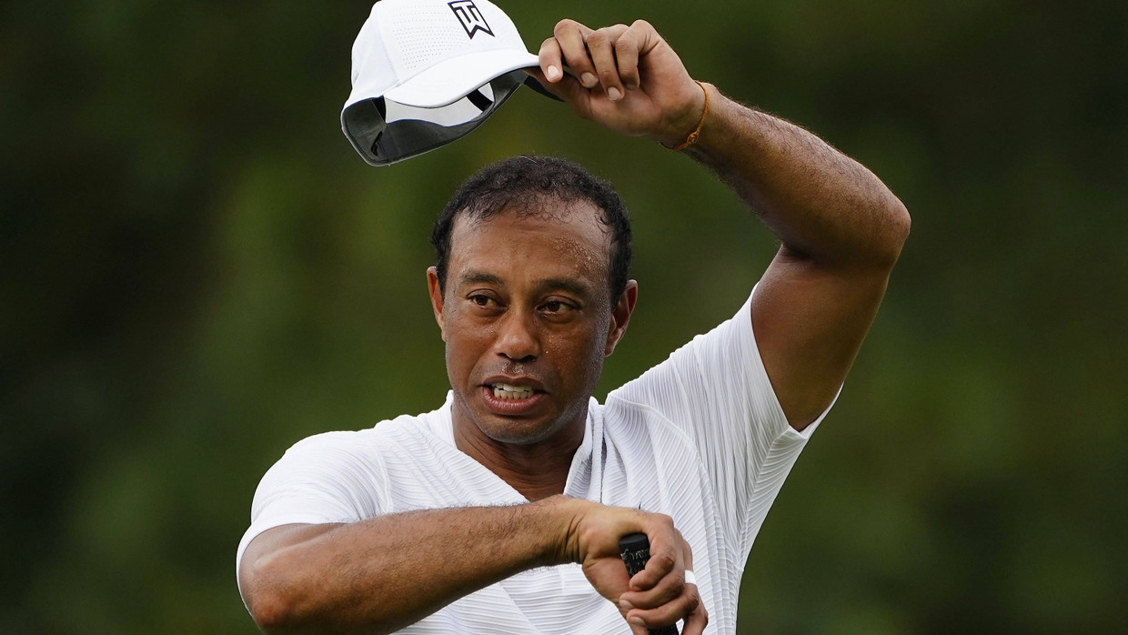 Golf: Tiger Woods beim Masters in Augusta vorm Angriff