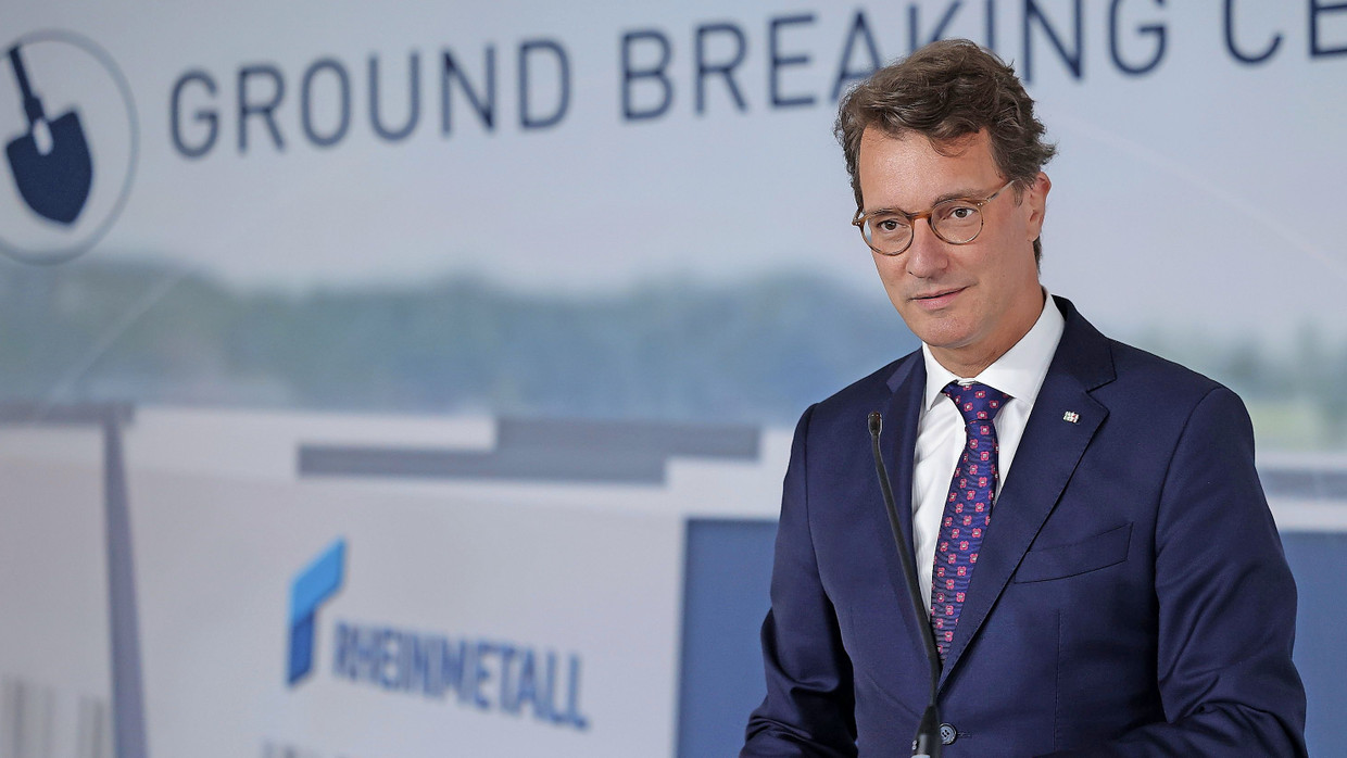 Bauteile für Tarnkappenbomber F-35: Spatenstich für Rheinmetall-Fabrik