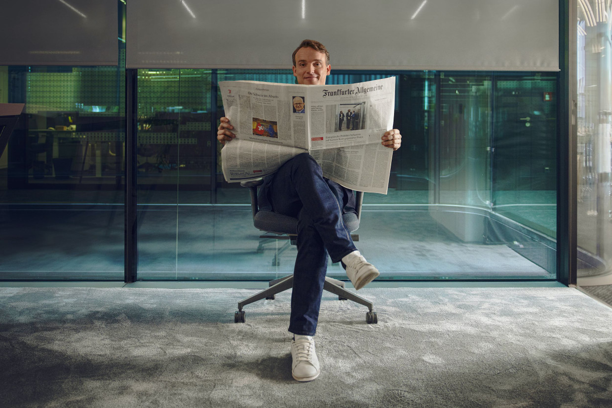 F.A.Z. macht SAP-Chef Christian Klein zum klugen Kopf