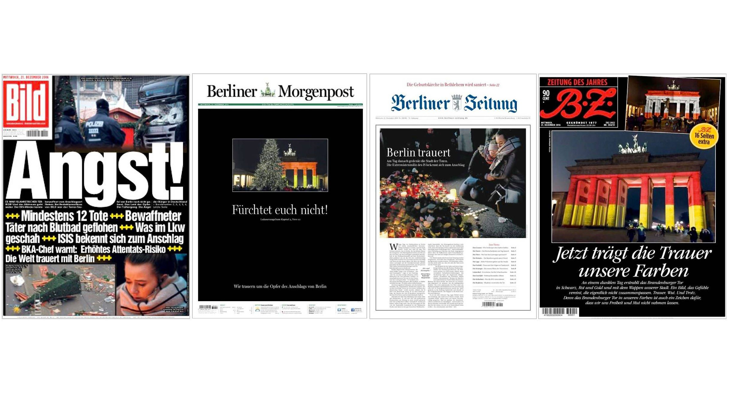 So reagieren Zeitungen und Leser auf den Anschlag in Berlin | FAZ